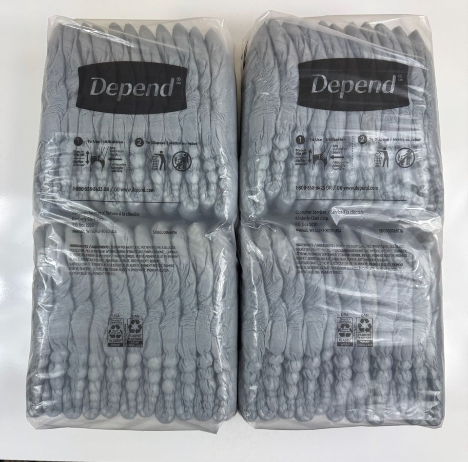 Depend Fresh Protection Advanced Disposable Underwear Men XXL ...
