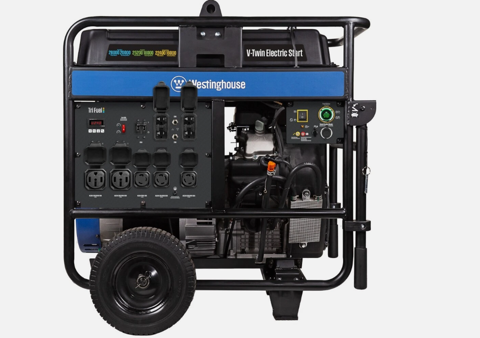 Westinghouse WGen20000TFc - 20,000 Watt Electric Start Tri-Fuel ...