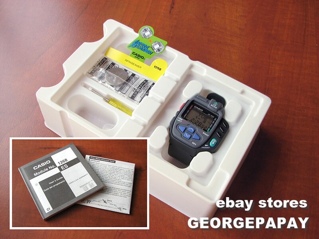 Vintage NOS 1994 CASIO JG-100C LCD Infra Beamer Game & Communicator ...