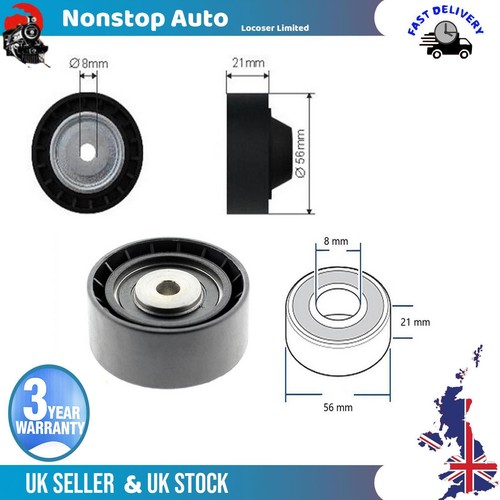 Fan Belt Tensioner Pulley - V - Ribbed belt Idler For DACIA Logan ...