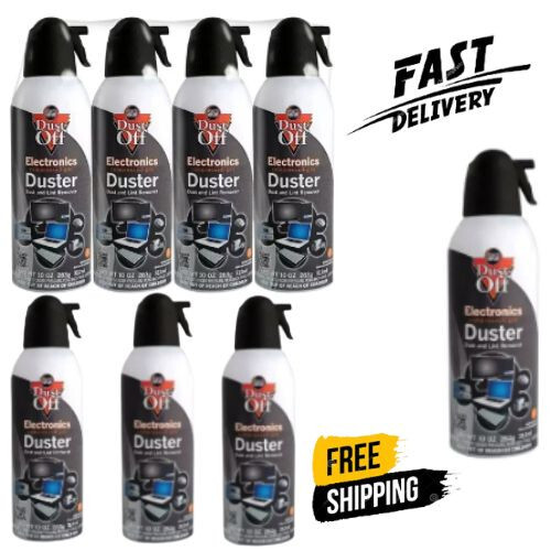 Falcon Dust Off 10oz Electronic Compressed Canned Air Duster Gas Lint ...