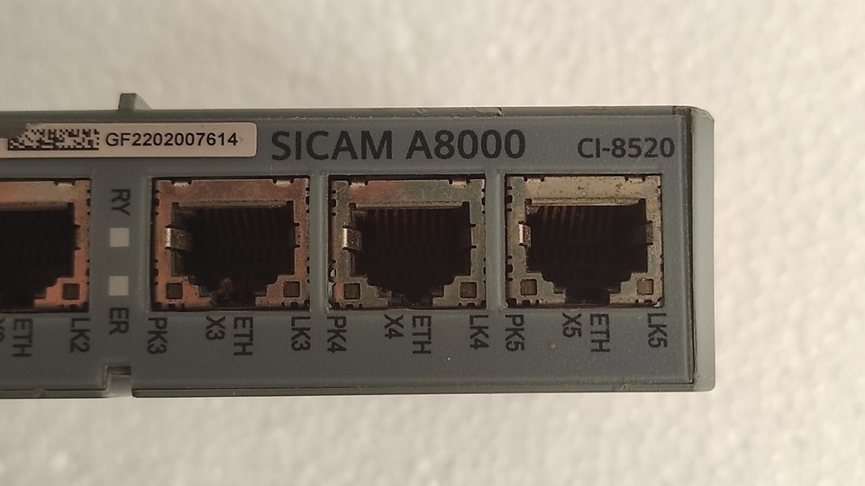 Siemens ci-8520 / CI-8520 Sicam A8000 Series Ethernet Interface Module ...