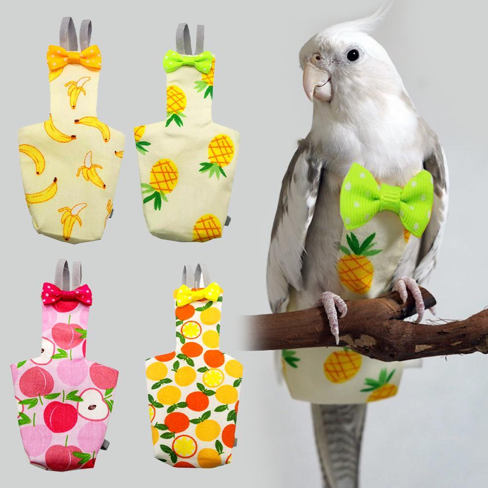 Bird Diaper Baluue Parrot Flight Suit Diapers - 2 Pack Bird Nappy Pants ...