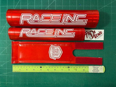Race inc Bmx pad padset red hologram | eBay