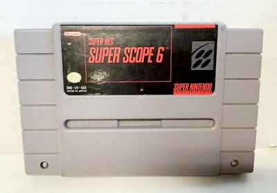 Super Scope 6 Nintendo SNES Video Game CARTRIDGE ONLY authentic shooter 1992 | eBay