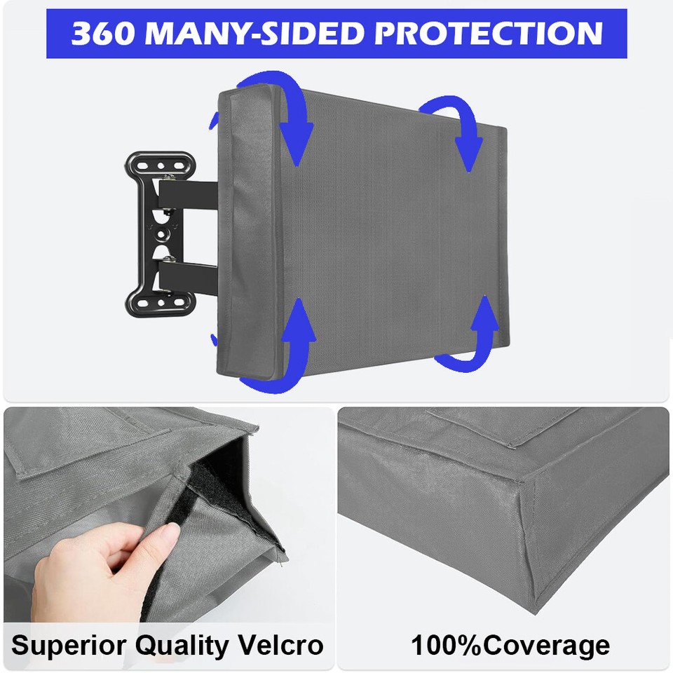 Outdoor TV Cover For Flat Screens Weatherproof Television Protector 30 ...