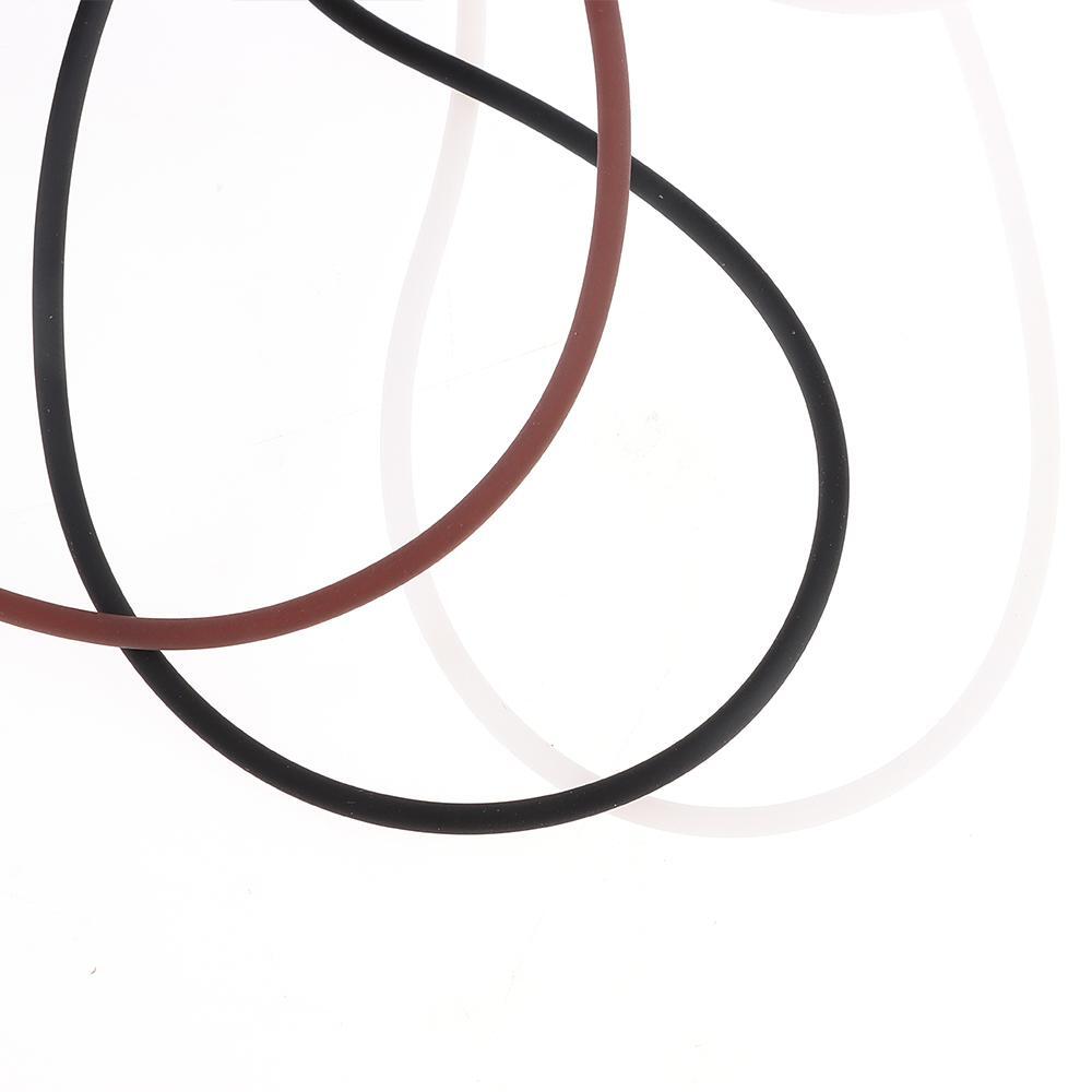 3rolls Silicone Rope Pipe 3-Colors Rubber Cord Soft Tubing Cord ...