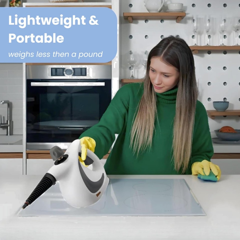 Sakerplus Steam Disinfection Cleaner–Handheld Multi-Purpose Steamer ...