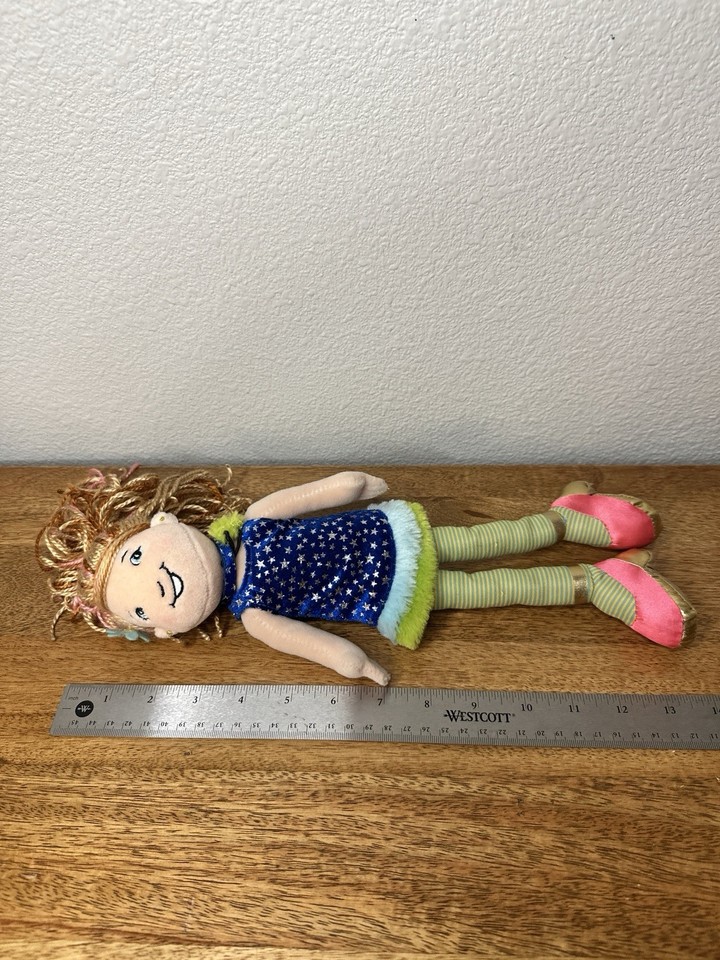 Groovy Girls Amelia Plush Doll 2011 Manhattan Toy Navy Dress Velvet ...