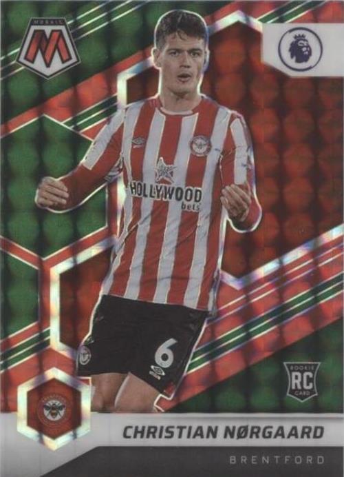 2021-22 Panini Mosaic Premier League - Christian Norgaard #75 Choice ...