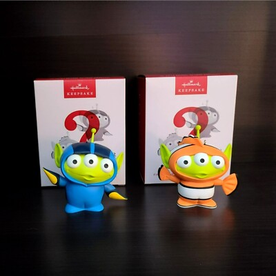Hallmark Keepsake 2022 Lot of 2 Pixar Finding Nemo Alien Remix Surprise ...