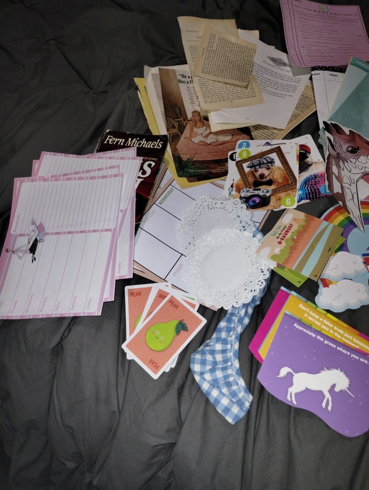 Embellishments Lot of 150 + Pcs Random Junk Journal Scrapbooking ...