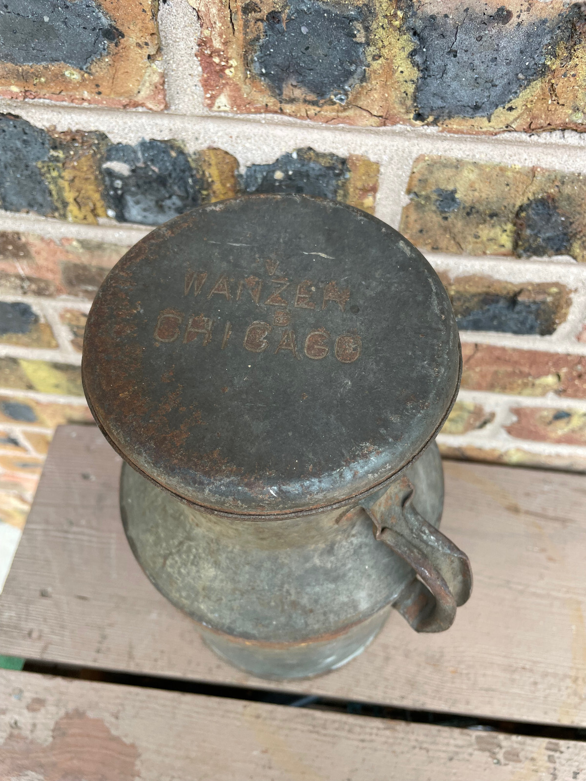 Antique WANZER Dairy Cream Can 1857-1963 Rare | eBay