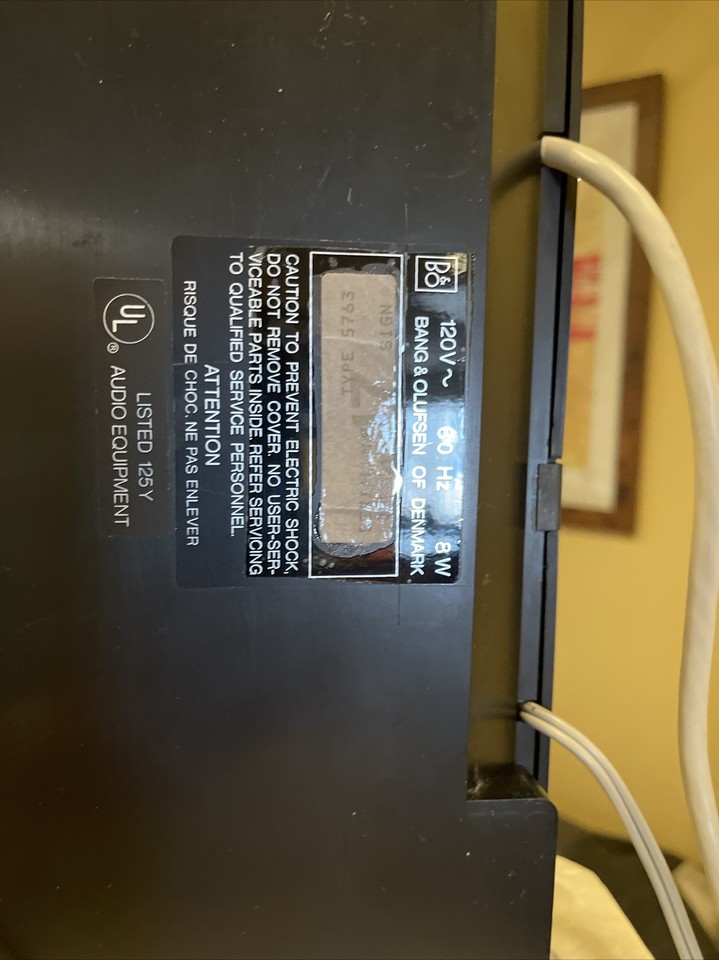 Bang & Olufsen BeoGram 2404 Turntable. Factory Box. NO CARTRIDGE. As Is ...