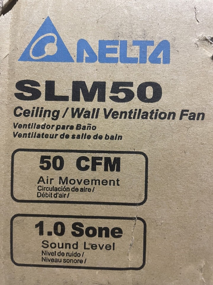 DELTA SLM50 CEILING WALL VENTILATION FAN NEW | eBay