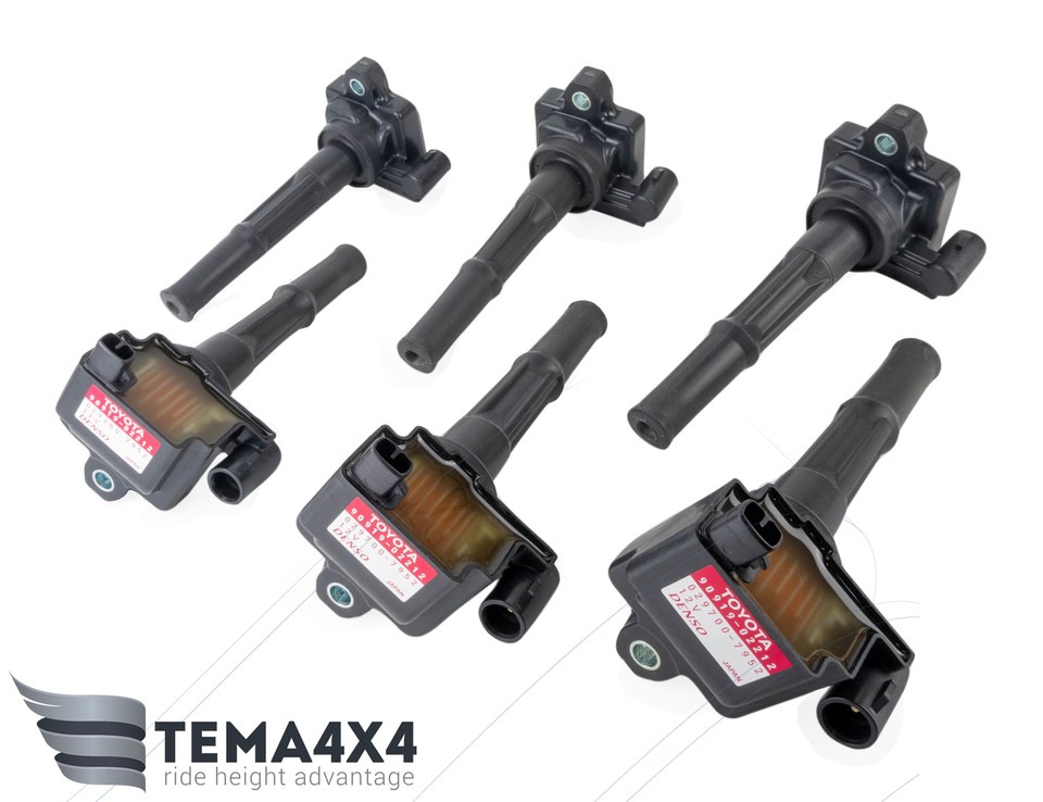 Genuine OEM IGNITION COIL set of 6 for Toyota 3.4L 5VZ 90919-02212 ...
