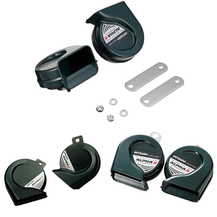 Mitsuba Alpha Horn Alpha Ⅱ Compact Security Standard Compliant For 12V ...