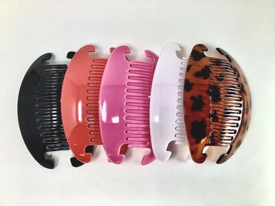 5 set Jumbo Banana Comb Clip Thick Hair Riser Claw Interlocking Jaw ...