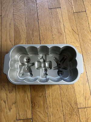 Nordic Ware Gingerbread Loaf Pan - Heavy Cast Aluminum - W/ Recipe ...