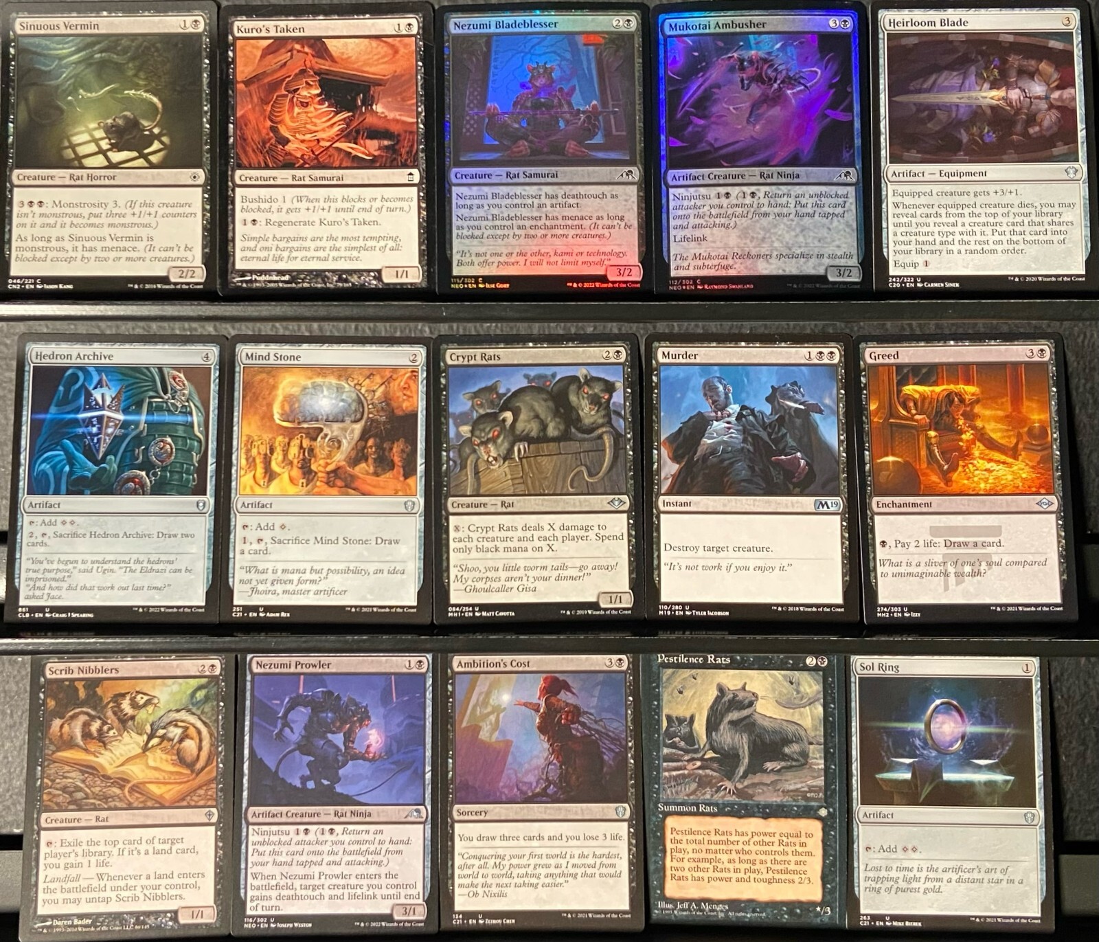 ***Custom Commander Deck*** Marrow-Gnawer Updated - Rat Tribal - MTG ...