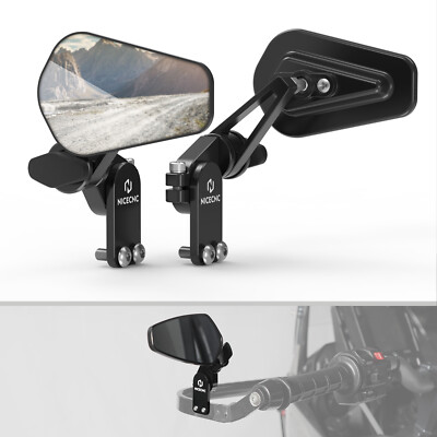Universal Quick Flip Mirror Mount Kit Rearview Mirror For GAS GAS For ...