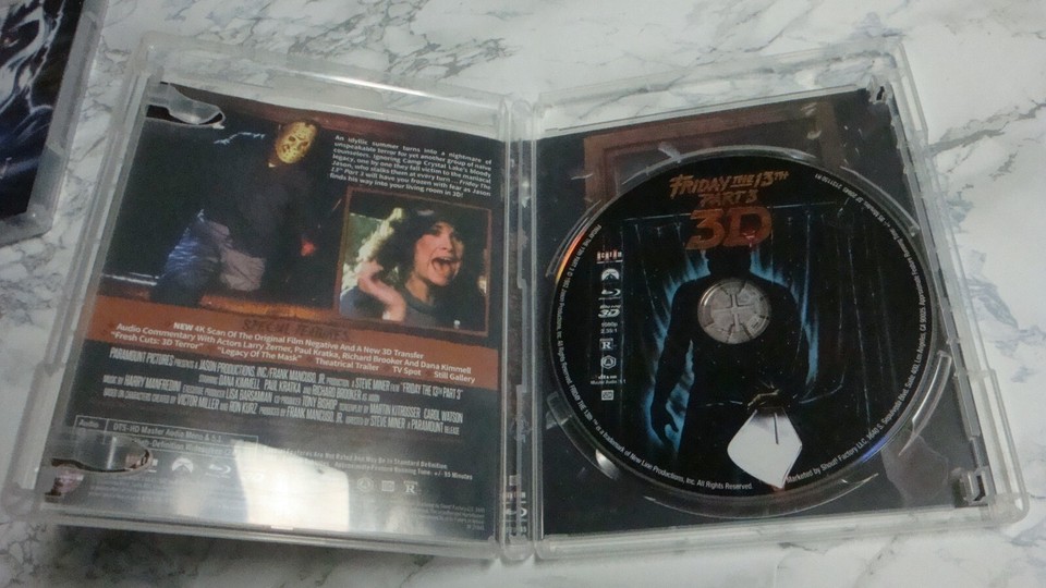 Friday the 13TH Part 3 *3D/2D* R1 Corrected *Scream Fact* (Blu-Ray 1 ...