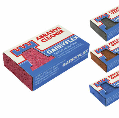 Garryflex Abrasive Rubber Polishing Cleaning Cleaner Blocks Grits 36/60 ...