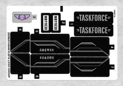 LEGO 76047 - Super Heroes - Black Panther Pursuit - STICKER SHEET | eBay