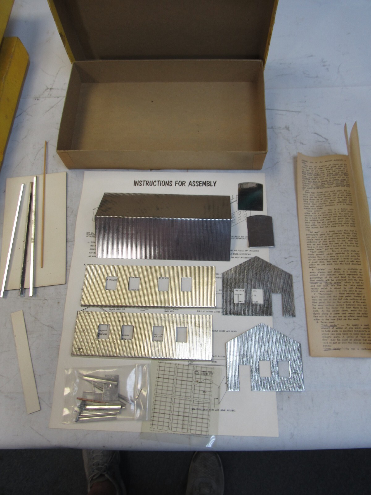 E. SUYDAM HO VINTAGE CRAFTSMAN KITS #8 ROUNDHOUSE, #566 UNION ICE, #16 ...