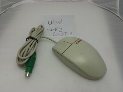 Vintage Compaq Wired Standard 2 Button Ivory Mouse P/N:M-S34 | eBay