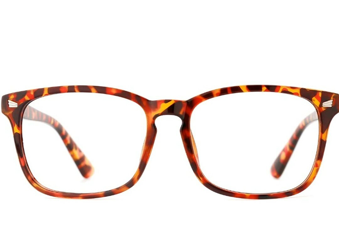 TIJN Blue Light Blocking Glasses Square Nerd Eyeglasses Frame Anti Blue ...