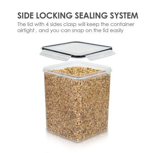 4 PCS Large Food Storage Containers 5.2L / 175oz, 4 Pieces BPA Free ...