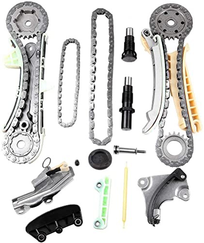 Timing Chain Kit Chain Tensioner Sprocket Chain Guide Rail fits for 97 ...