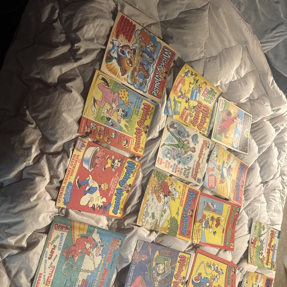 Lot Of 22 Mickey Mouse and Donald and Micky Walt Disney comic books | eBay