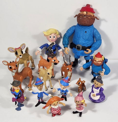 Vintage Rudolph the Red Nosed Reindeer Figures Island of Misfit Toys ...