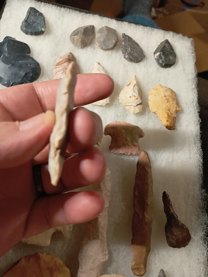 Authentic Drill Hafted Scraper Perforator Thumb Scraper Etc. Arrowhead ...