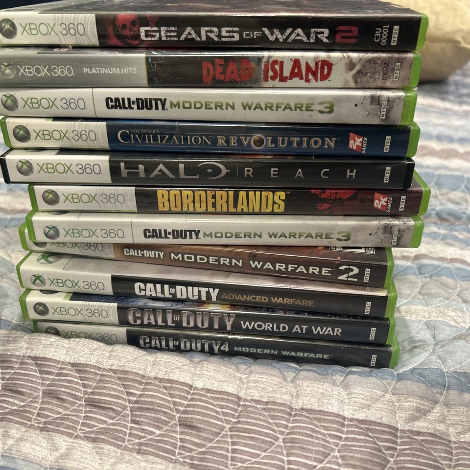 Xbox 360 Slim With 28 Games ALL UNTESTED - CDs Should Be Good | eBay