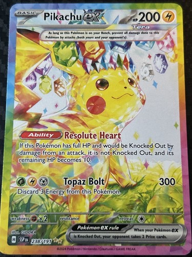 Pikachu ex 238/191 Sv08: Surging Sparks Holo | eBay