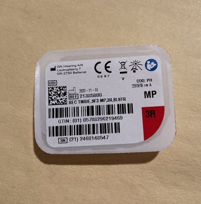 Resound / Jabra Enhance Surefit 3 Hearing Aid Speaker. Size 3MP Right ...