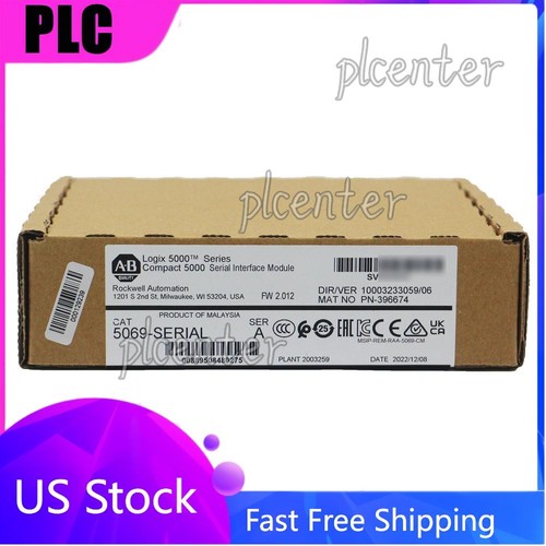 NEW Allen-Bradley AB 5069-SERIAL Compact Logix 5000 Interface Module ...