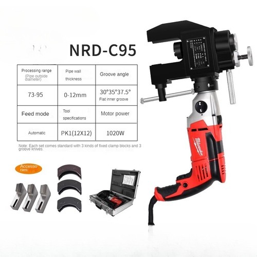 External Bevel Electric Chamfer, Round Tube Chamfer Milling, Handgun ...