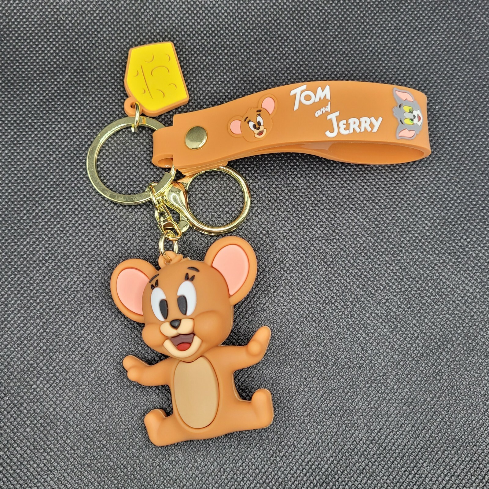 Tom & Jerry 3D Keychains With Carrying Strap And Cheese Pendant | eBay