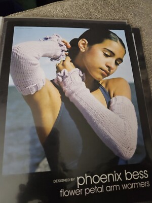 Pheonix Bess Knitting Pattern: Flower Petal Arm Warmers XS - XL | eBay