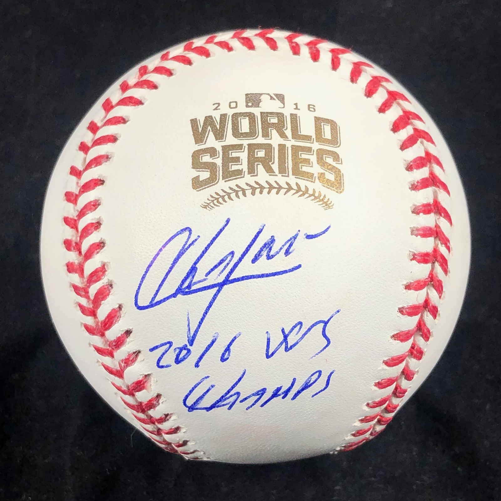 Aroldis Chapman signed 2016 World Series baseball PSA/DNA Chicago Cubs ...