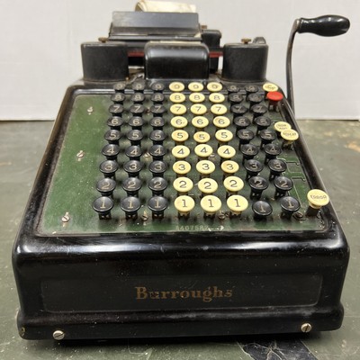 Cash Register, Adding Machines - Crank Adding Machine