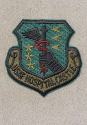 USAF Air Force Patch 4149: USAF Hospital Castle - subdued | eBay