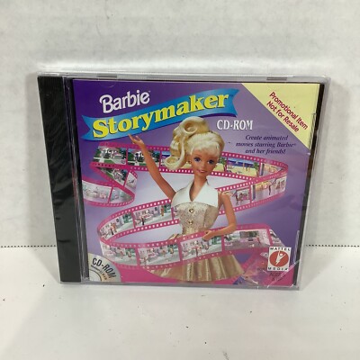 Barbie “Storymaker” CD-ROM for Windows Promo Item, 1999 Mattel Media ...