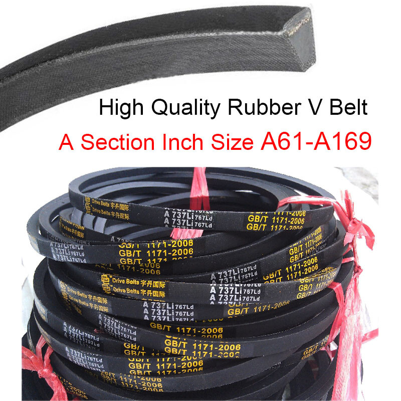A Section V Belt Inch Size A61-A169 A90 A89 A87 A86 A82 Rubber Quality ...