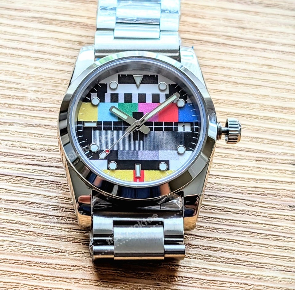 Full Automatic Fabulous Retro TV Dress Watch NH35A Mod 36mm Sapphire ...