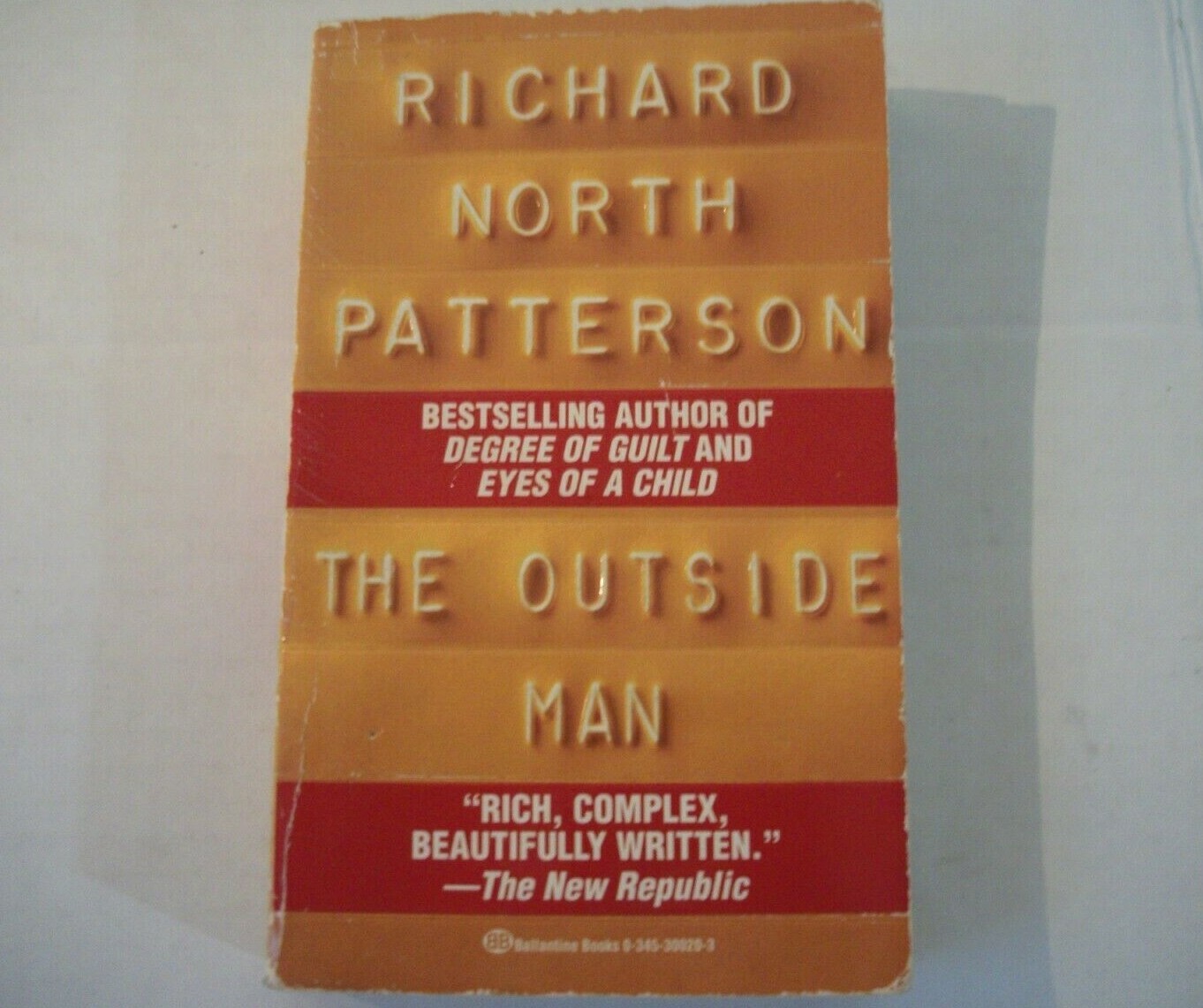 The Outside Man by Richard North Patterson (1982, Paperback ...